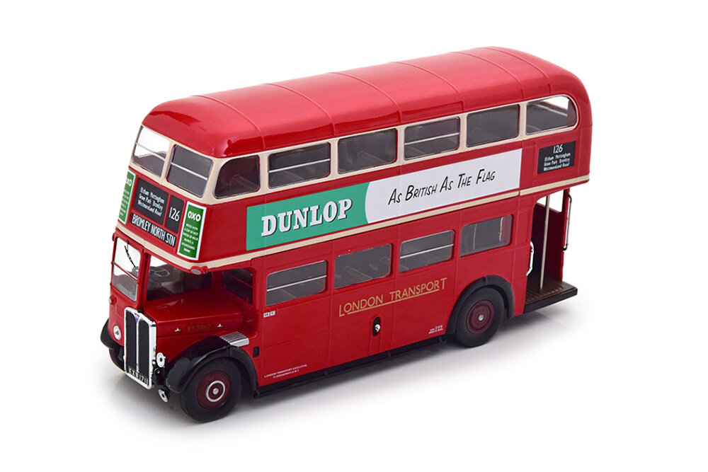 Модель коллекционная IXO Aec regent iii rt london transport 1939 / аэк реджент лондонский красный автобус
