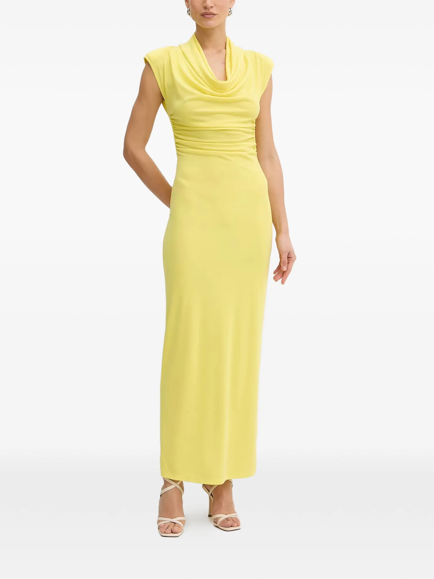 Платье Cowl-neck open-back maxi dress