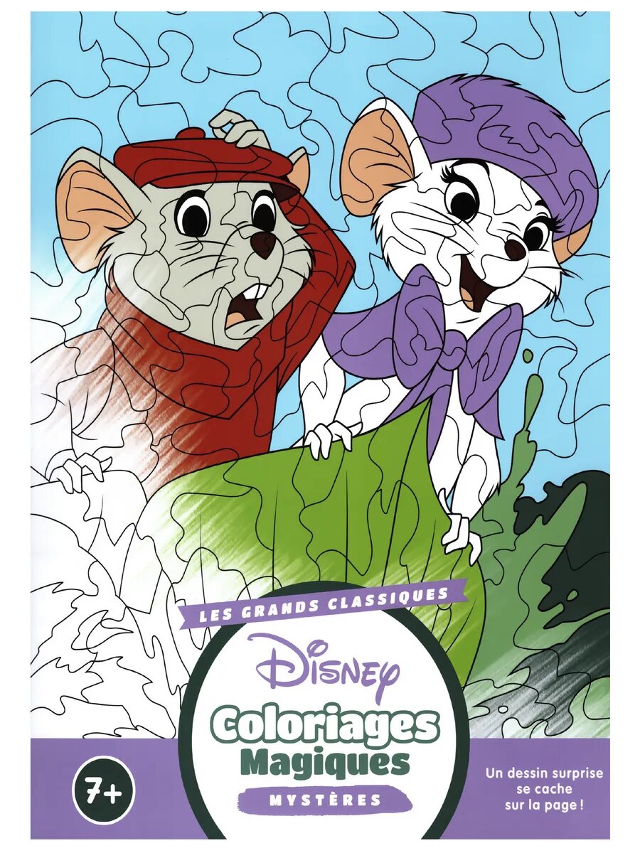 Раскраска по номерам Disney Coloriages Magiques, 23 изображения, односторонняя печать