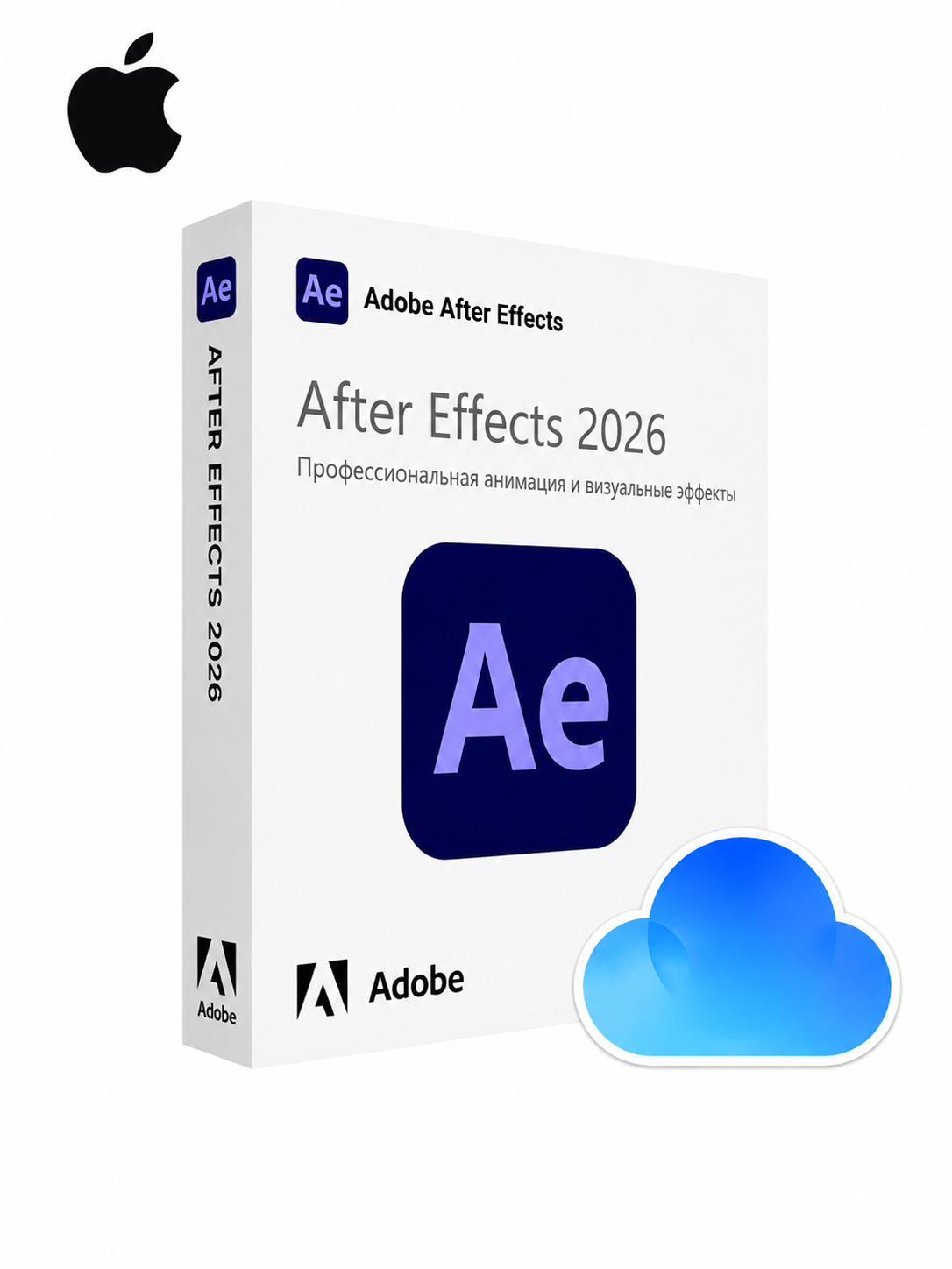 Adobe After Effects 2026 для macOS Apple (бессрочная версия, моментальная доставка)