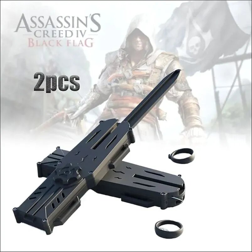 Игрушечное выдвижное оружие ELLE GLAM-1, реквизит для косплея Assassin's Creed