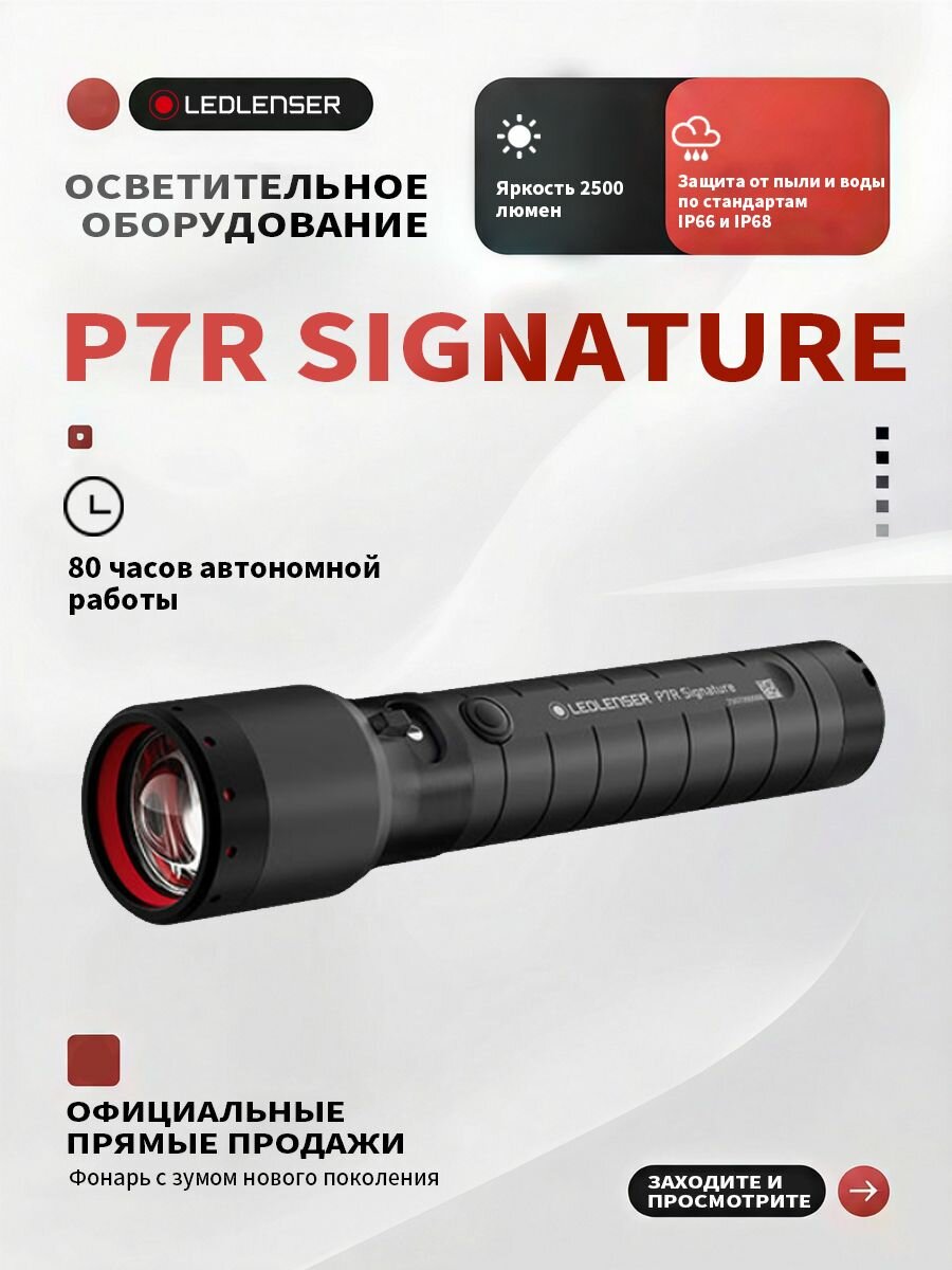 LED Lenser Фонарь-прожектор