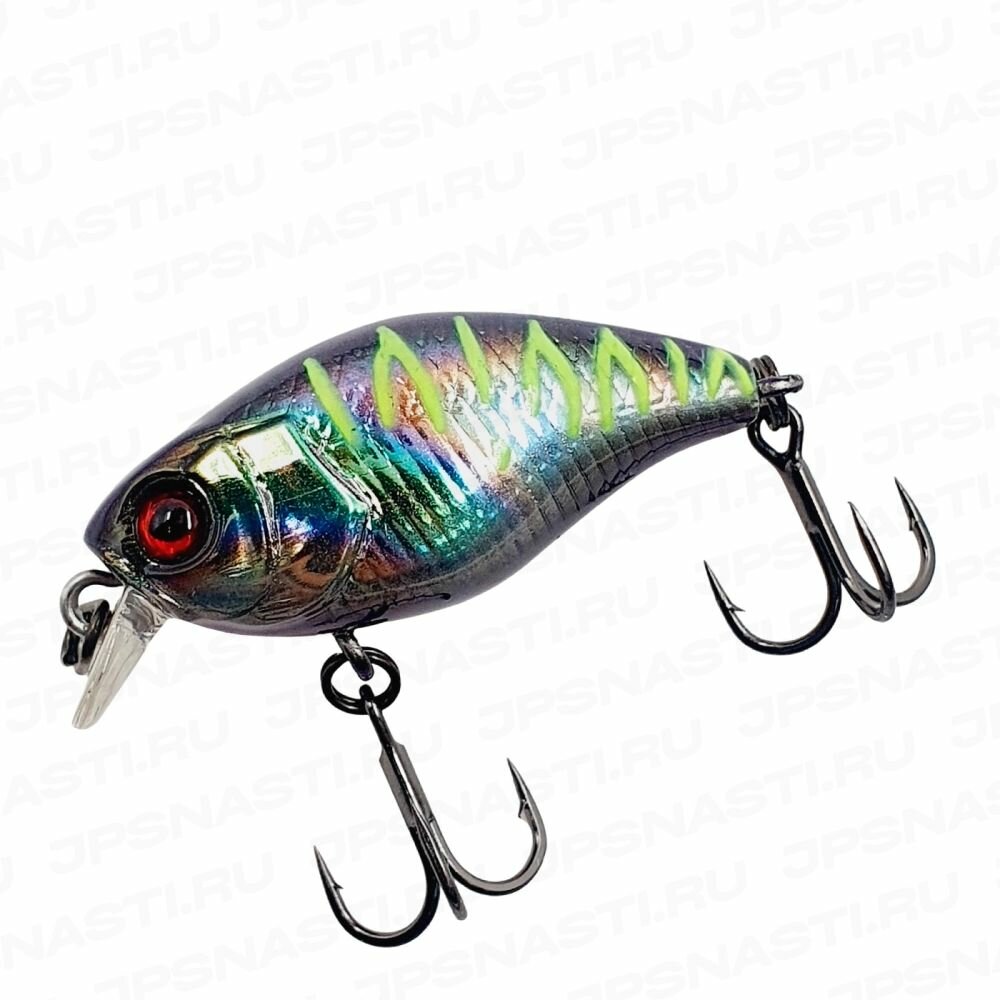 Японский воблер крэнк Jackall Micro Chubby 30, 2 г, uv ul tamamushi tiger / Воблеры на голавля / Приманки для ловли хищника