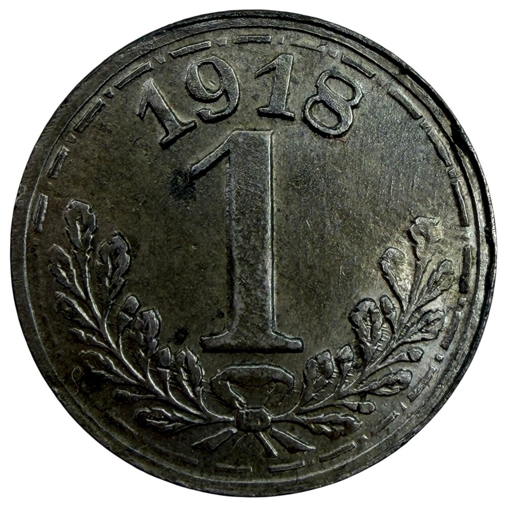 Германия, Германская империя, Франкенталь 1 пфенниг 1918 г.