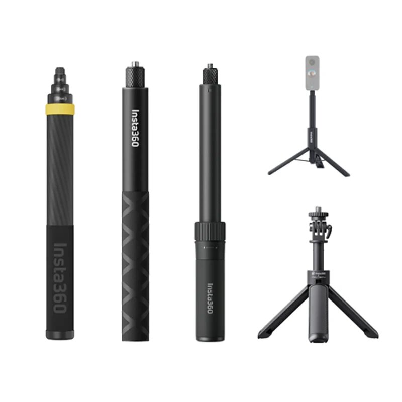 Оригинальный аксессуар для спортивной камеры Insta360 - палка для селфи 114 см / 3 м для Ace Pro 2 / Ace Pro / X5 / X4 / X3 — фото 1