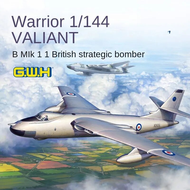 Great WaLL Hobby L1010 1/144 британский стратегический бомбардировщик vaLiant b mLk1 самолеты