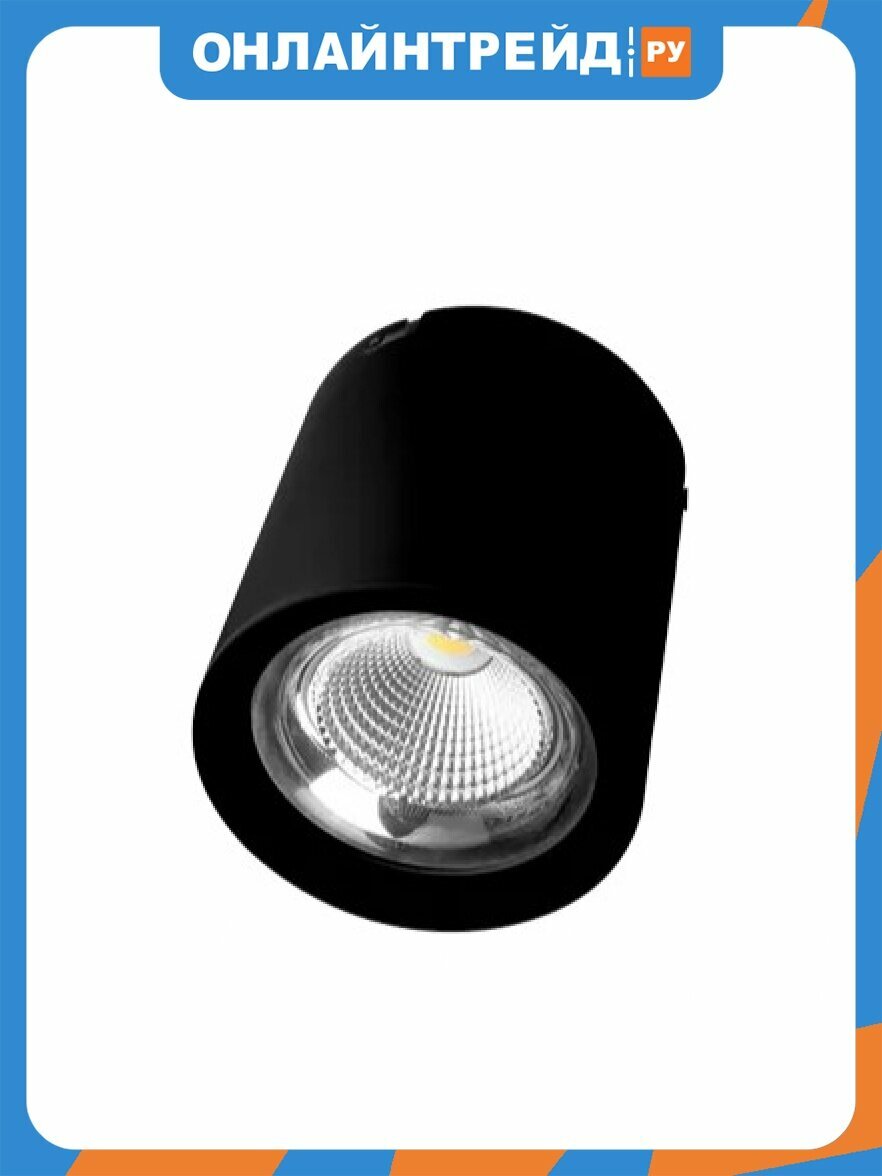 Накладной светильник Foton Lighting Foton FL-LED CUPSPOT Round 30W Black 3000K 3000Lm 170*185мм