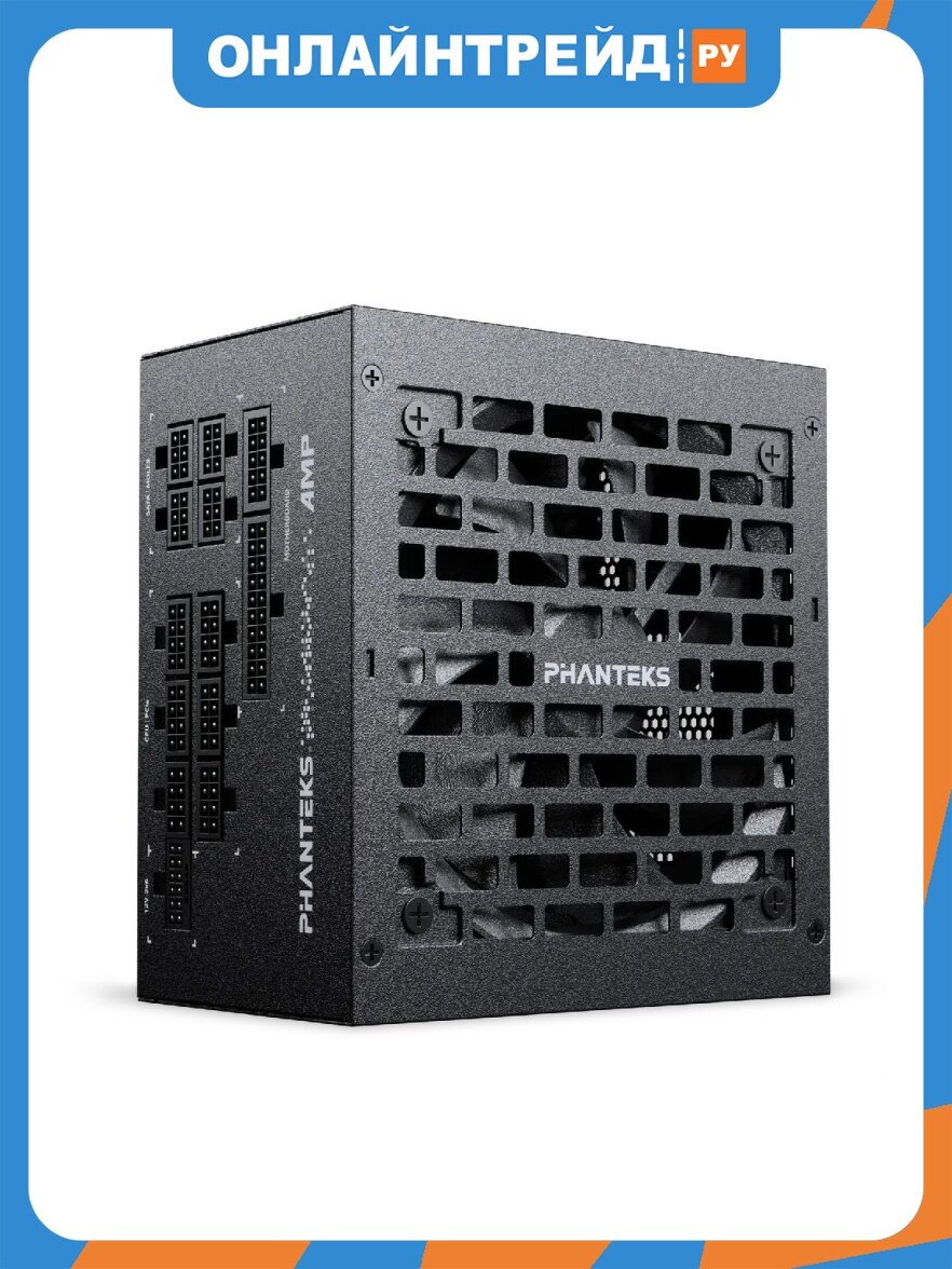 Блок питания Phanteks AMP GH, 1000W, 80+ Gold, ATX3.1, черный (PH-P1000RT_BK01)