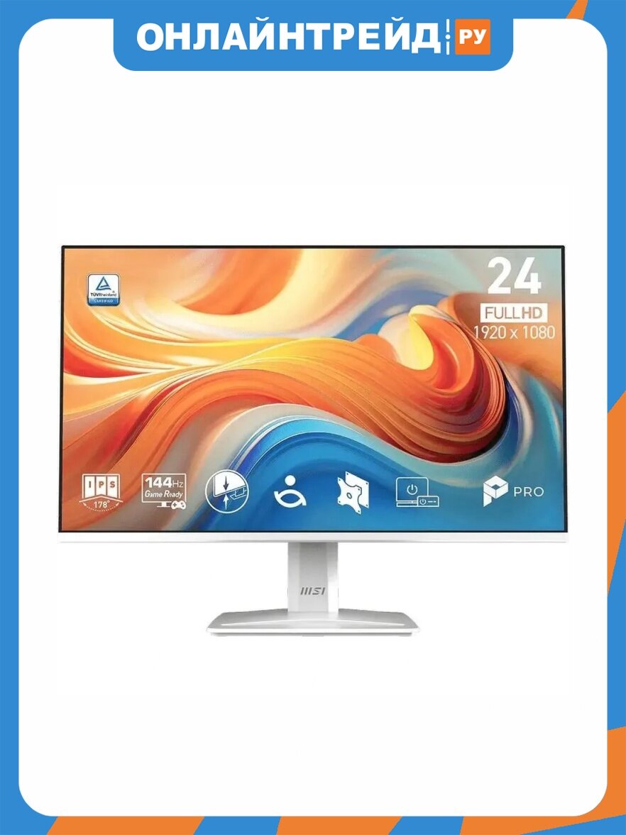 Монитор Msi Pro MP243W E14 23.8" белый