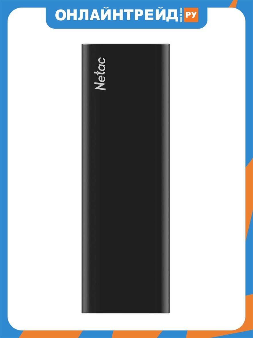 Внешний SSD диск Netac Z SLIM 128Gb USB 3.2 Gen 2 Type-C, черный (NT01ZSLIM-128G-32BK)