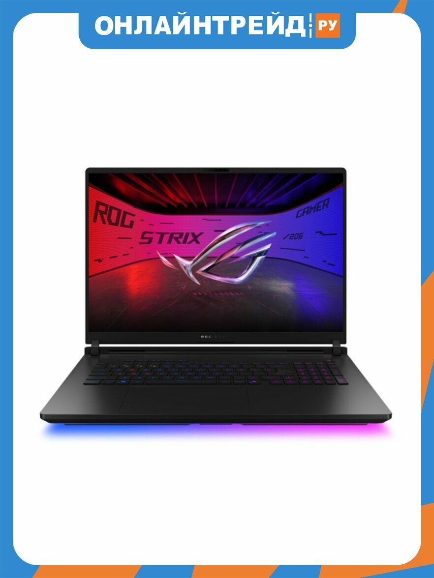 Игровой ноутбук Asus ROG Strix SCAR 18 G835LW-SA190W (18", WQXGA (2560x1600) mini LED, Ultra 9 275HX (2.7), 64 Гб, SSD 1 Тб, RTX 5080 16 Гб, W11H) Off Black