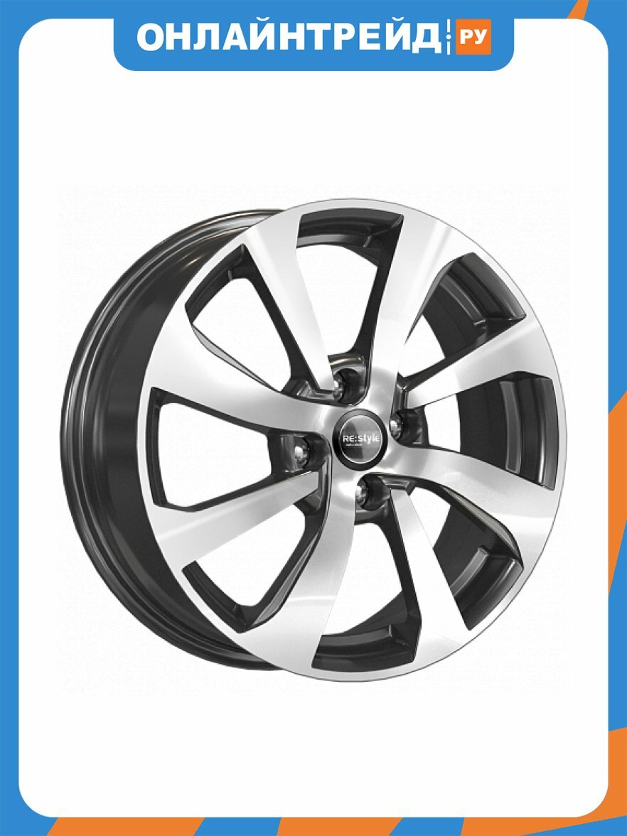 Диск K&k КС893 6x16/4x100 D60.1 ET50 алмаз чёрный