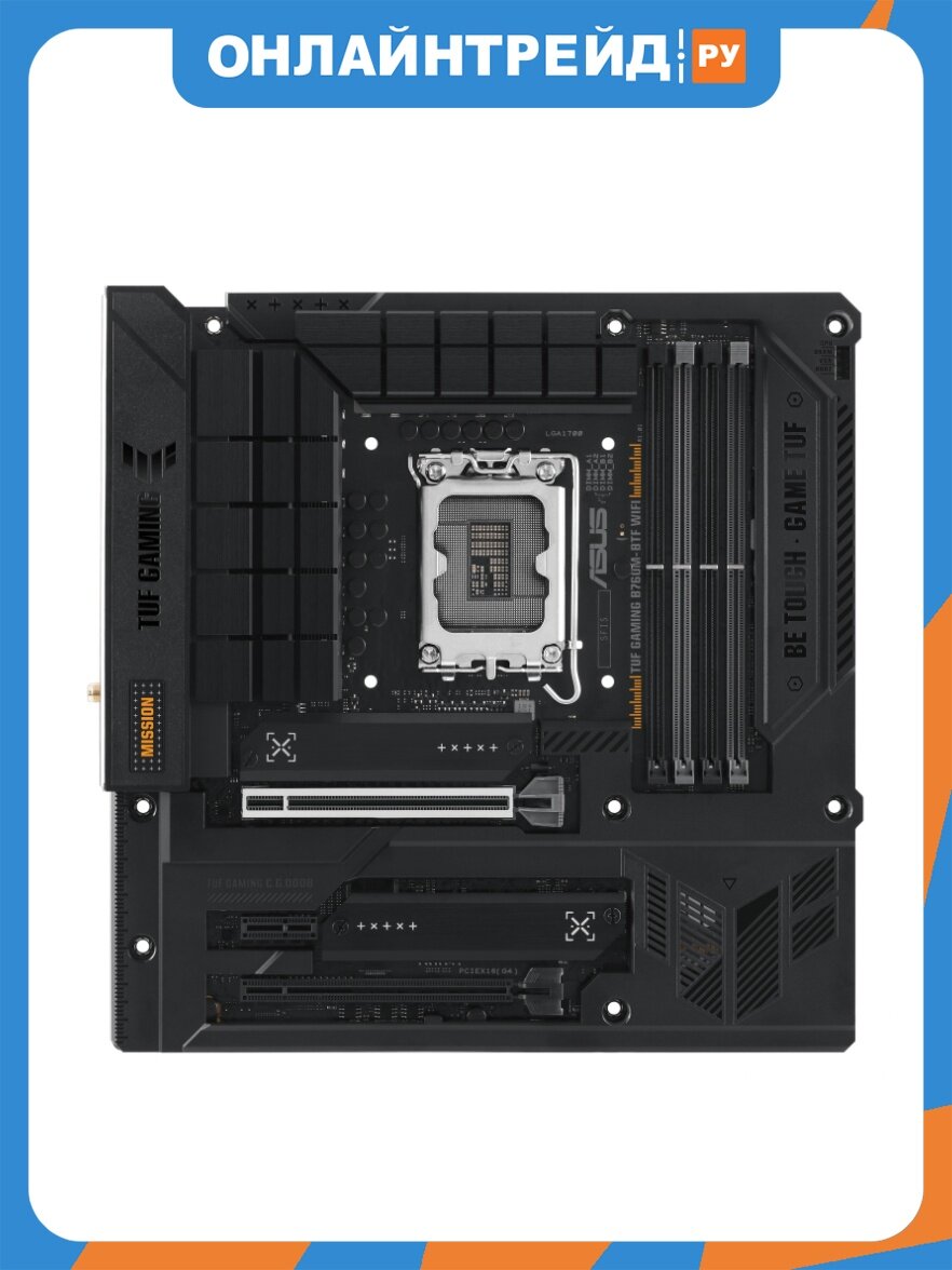 Материнская плата Asus TUF GAMING B760M-BTF WIFI (LGA1700, mATX)