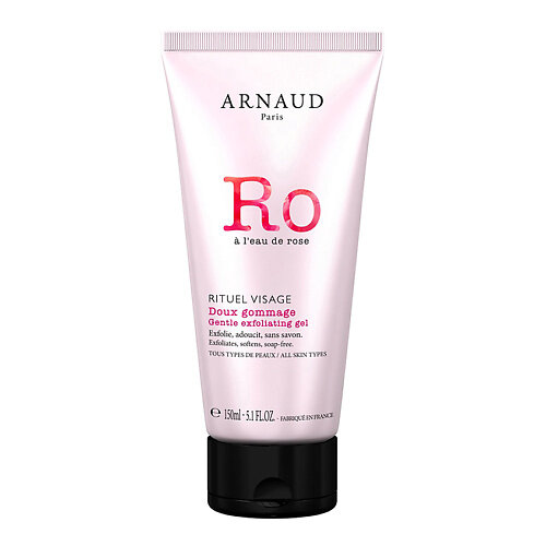 ARNAUD PARIS Гель для лица отшелушивающий мягкий с розовой водой Rituel Visage, 150 мл