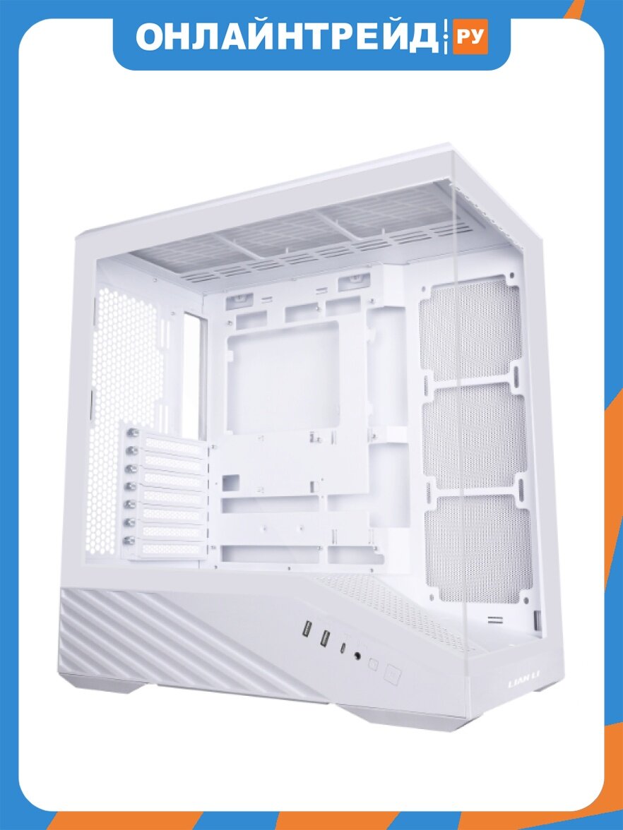 Корпус Lian LI Vector V100, белый (G99. V100W. R1)
