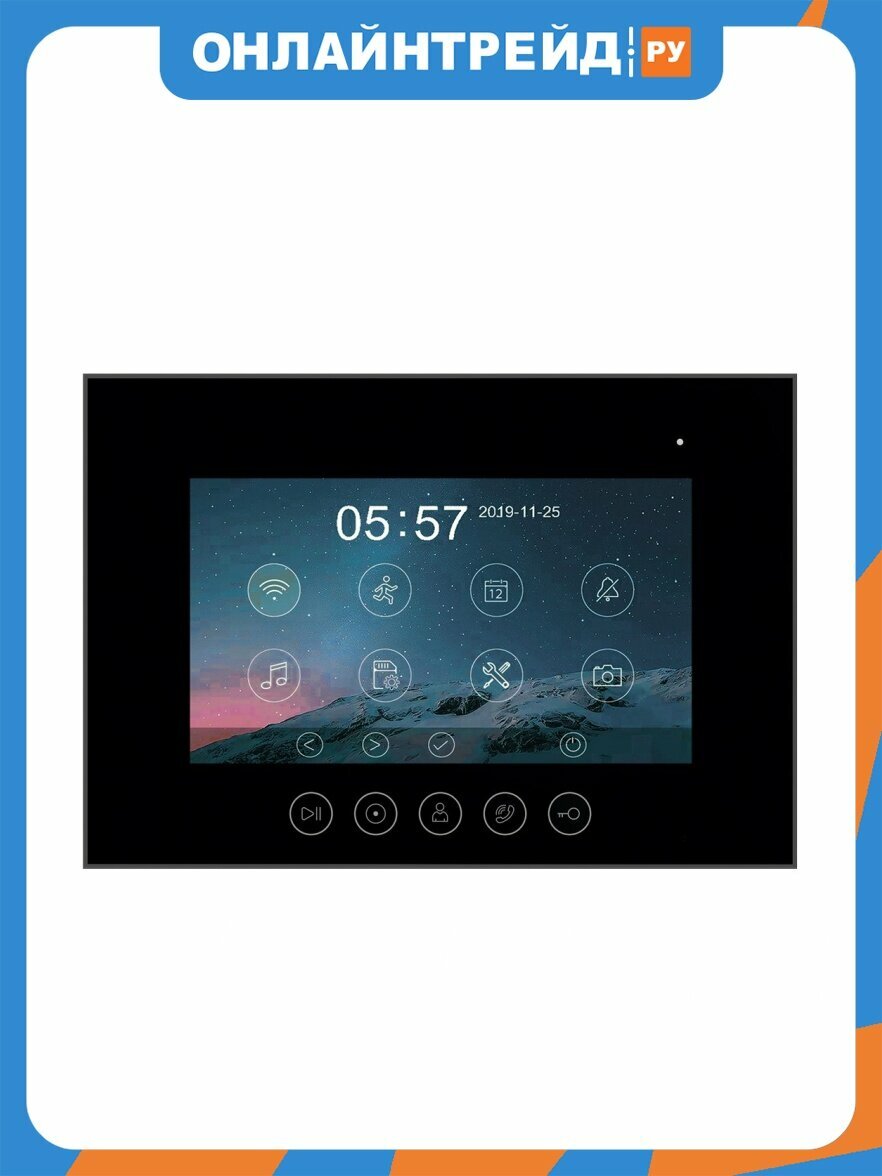 TANTOS Монитор видеодомофона Tantos Marilyn HD Wi-Fi s (black)