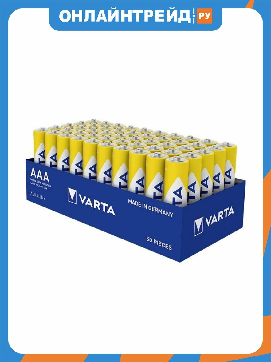 Элемент питания Varta Energy LR03 AAA бл 50