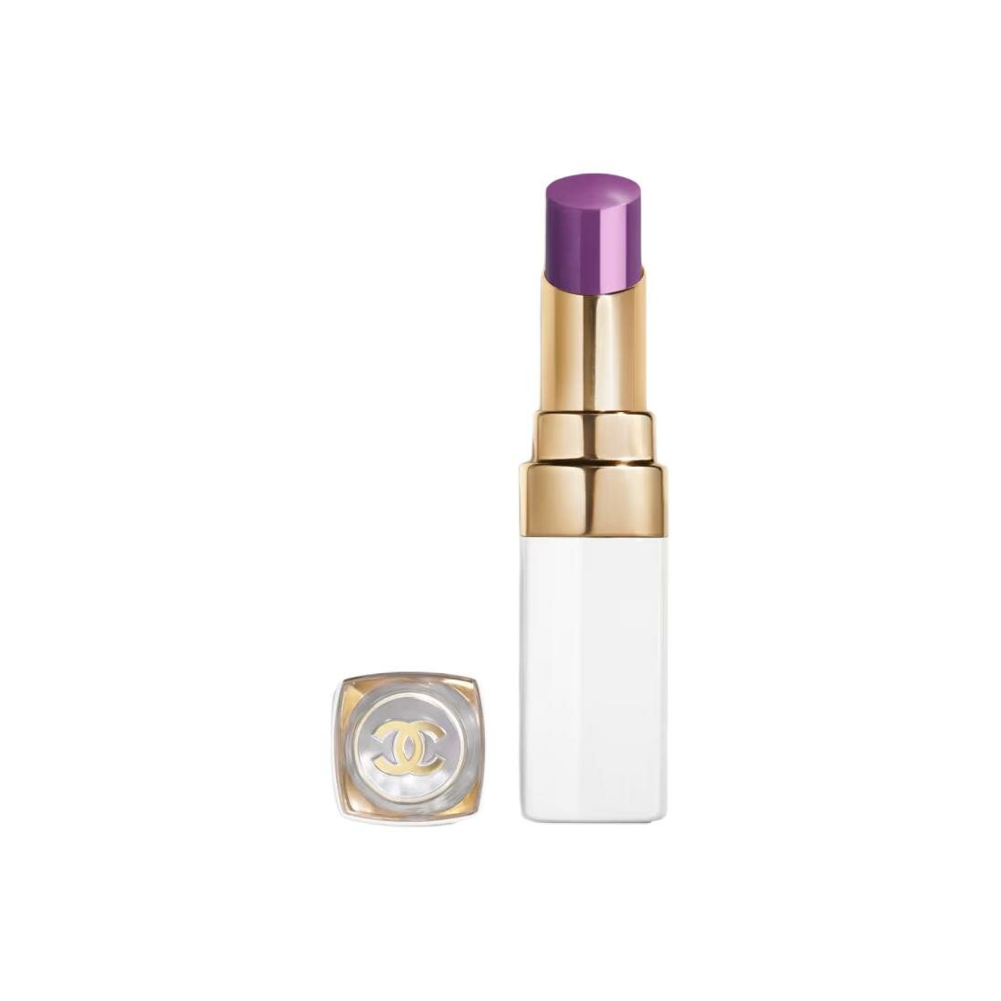 Помада женская CHANEL Miss Cocoa Bright Lip Balm, White Tube Cream Moisturizing Natural Cosmetics
