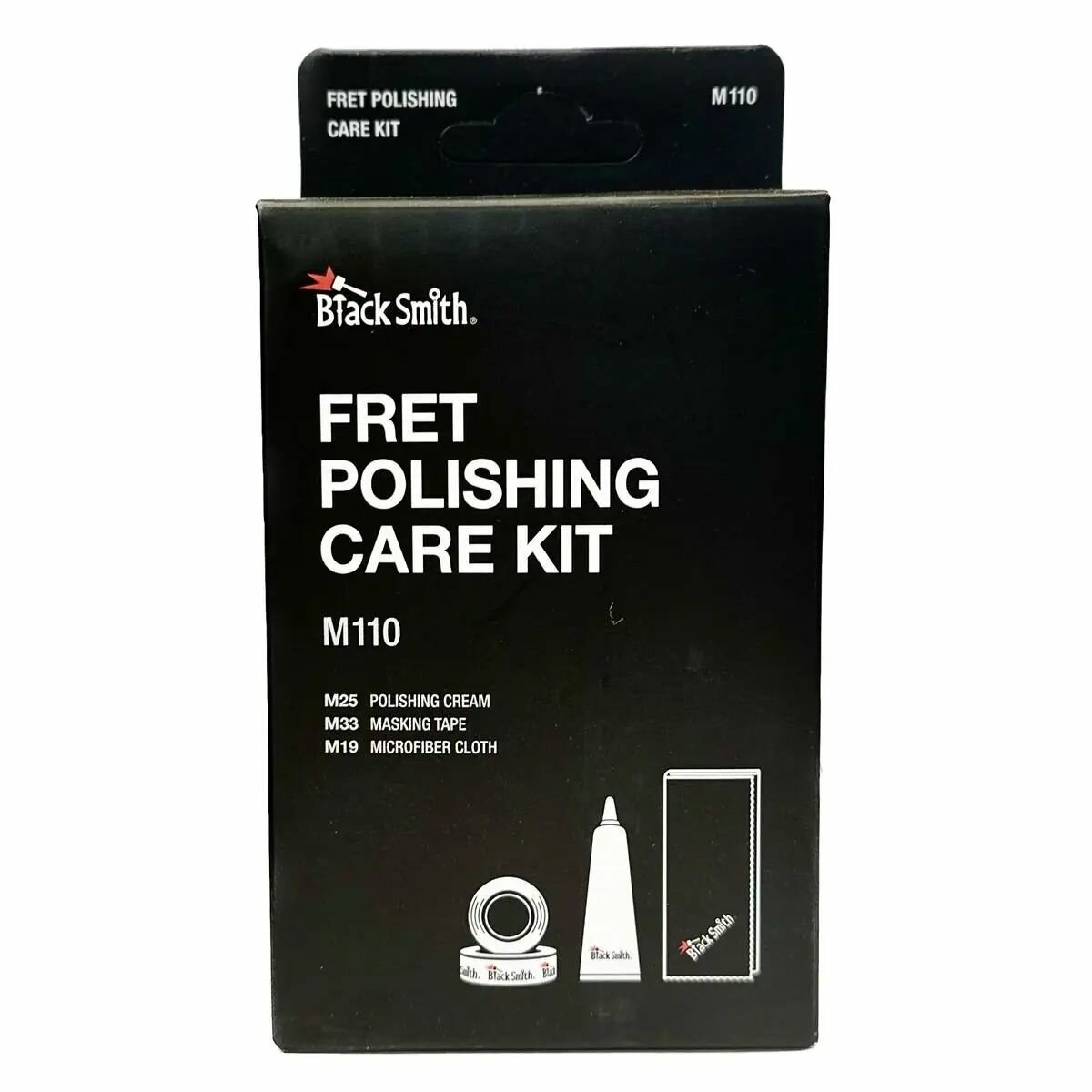 Набор для полировки ладов BlackSmith Fret Polishing Care Kit M110 (2 рулона M33, M25 полироль, M19)