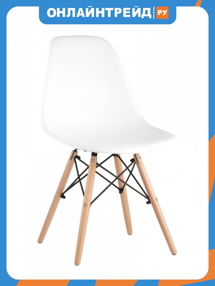 Стул обеденный Stool Group Eames Style DSW белый