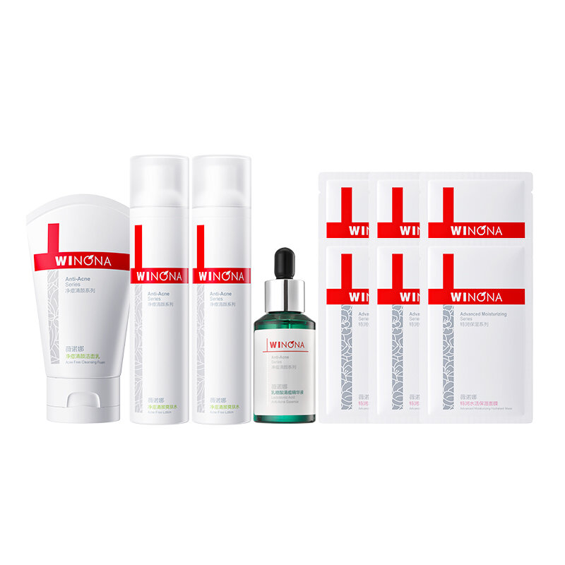 Набор для ухода за кожей мужской Winona, Acne-Clearing Toner Serums Three-Piece Set