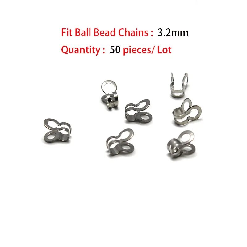 Шарики из нержавеющей стали SUMOORL для бижутерии 1103-3.2mm clasp