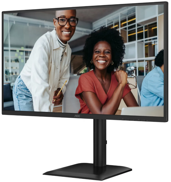 Монитор AOC 27" 27E4U, 16:9, IPS, FHD, 4ms, 300cd, 120Hz, VGA, HDMI, DP, USB, SPK