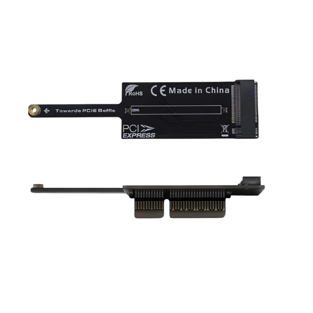 TISHRIC PCI-E 5.0/4.0 Райзер для M.2 NVME SSD PCIE4.0 4X To NVME