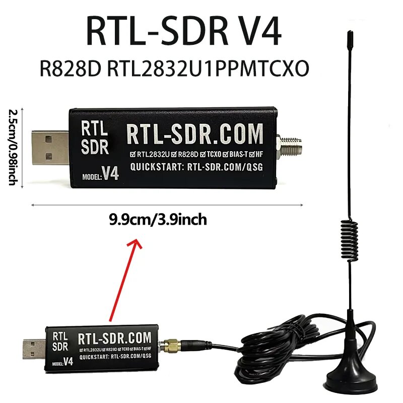 Радиоприемник RTL SDR V4 HTOOL — фото 1