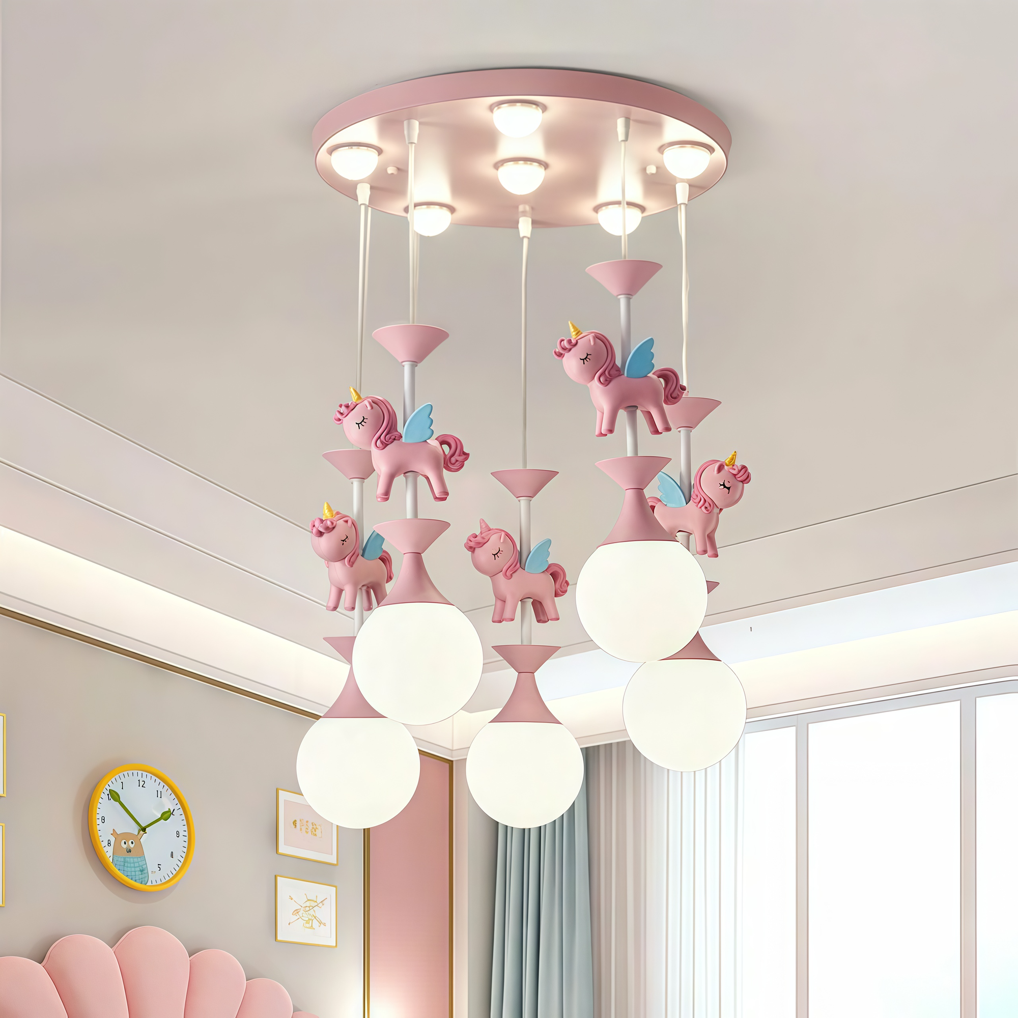 Светильник Clear Lighting "Защита глаз", RGB, встроенная LED-лампа, IP10, пластик