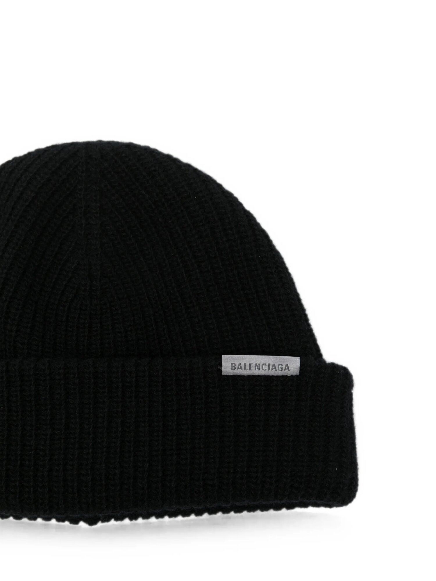 Шапка BALENCIAGA Logo-patch beanie hat для мальчиков, размер M — фото 1