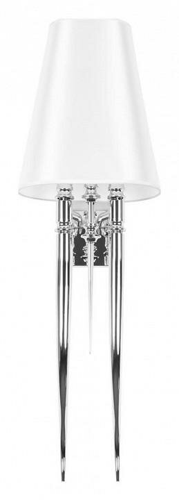 Бра Loft it Brun1lde 10207W L Chrome цвет плафона подвески Белый, цвет арматуры Хром