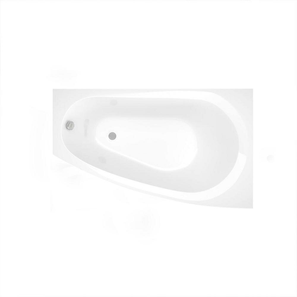 Акриловая ванна Alba Spa Baline 150х90 R ВАС012000П100 без гидромассажа