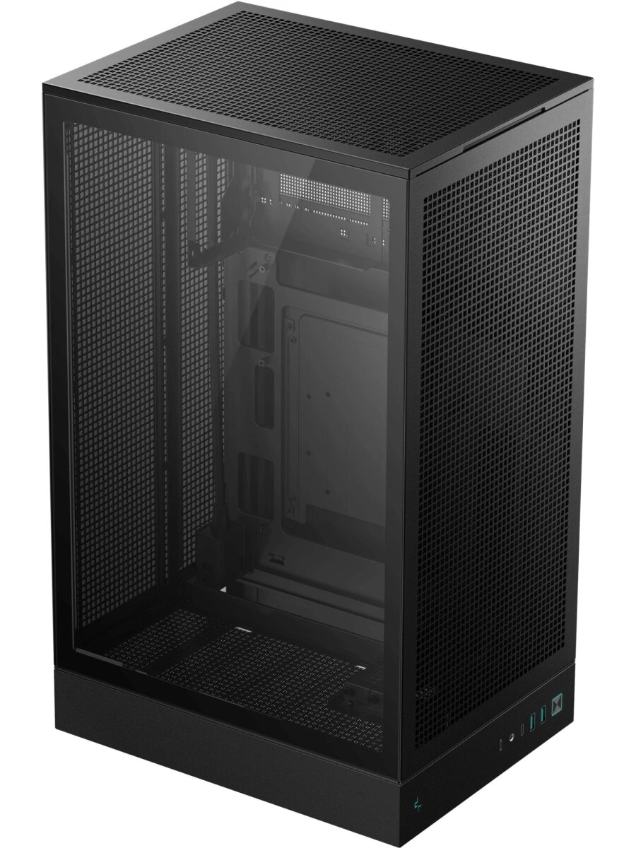 Корпус Deepcool CH270 черный без БП mATX 6x120mm 2x140mm 2xUSB3.0 audio bott PSU