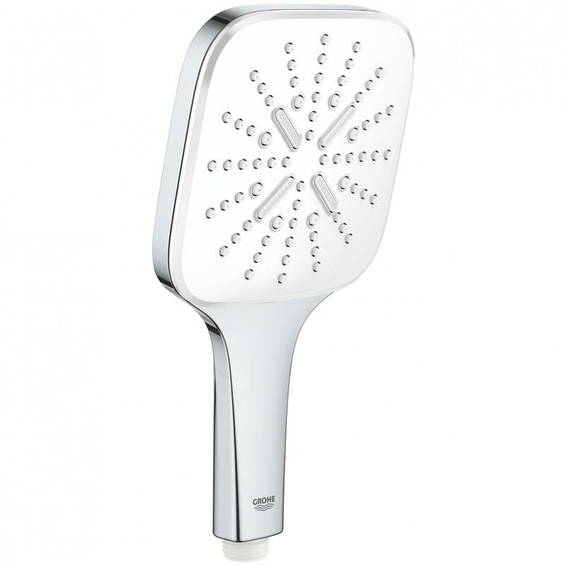 Ручной душ Grohe Rainshower SmartActive 130 Cube 26551LS0 Белая луна