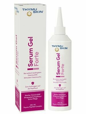 Thymuskin Forte Serum Gelmuskin Sensitive Serum Gel, сыворотка Тимускин против сильного выпадения волос и для активации роста новых, 200 мл.