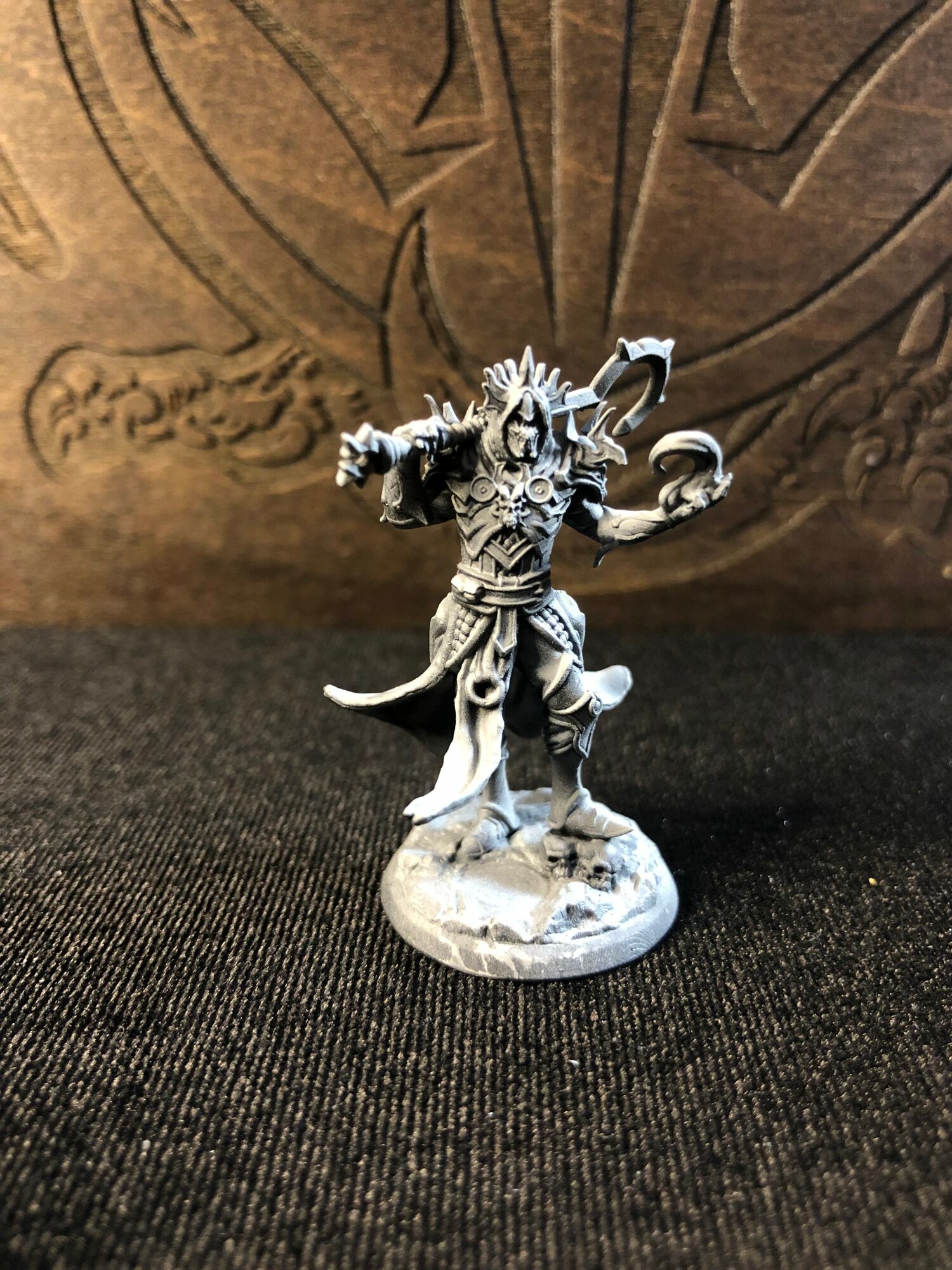 Мрачный жнец - Миниатюра для настольных игр DnD, ДнД, Dungeons & Dragons, Pathfinder.