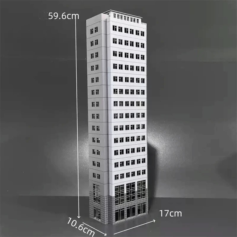 Пластиковый набор для сборки модели здания 1/87