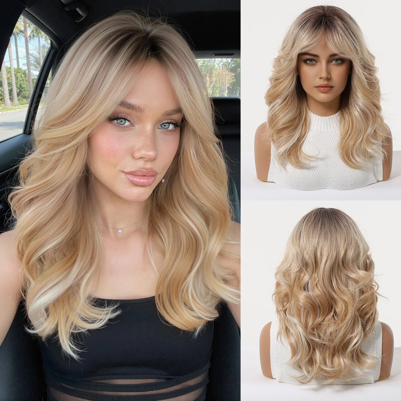 Синтетический парик HAIRCUBE LONG WAVEY LIGHT BLONDE SWLC1276-6BL18