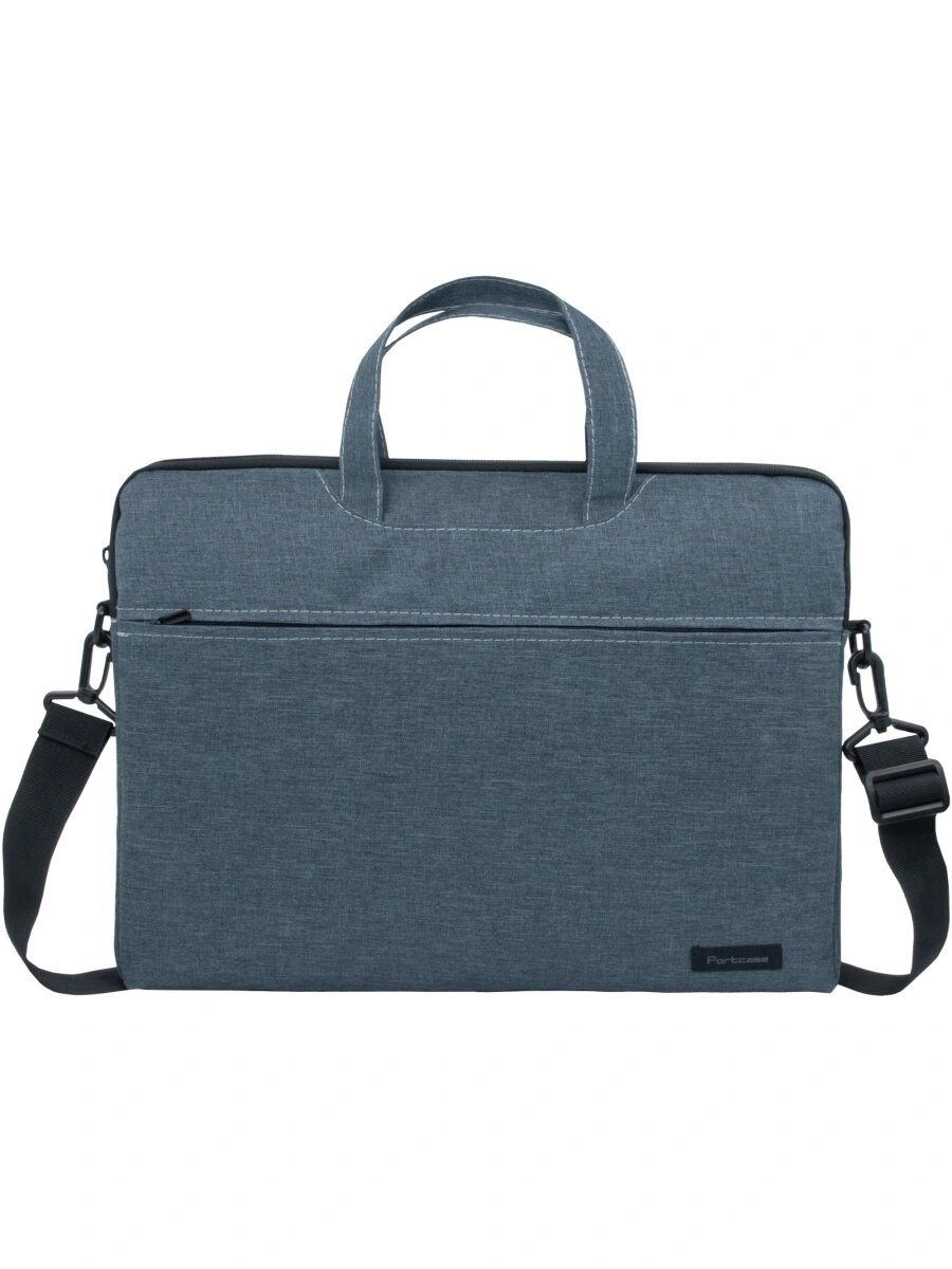 Сумка для ноутбука 15.6" Portcase KCB-165 Grey серый нейлон/полиэстер