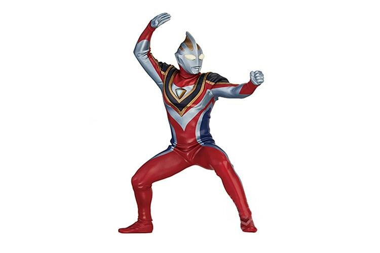 Фигурка унисекс BANPRESTO Ultraman Gaia Glass Factory, Hero Emblem, Supreme Model, Nighttime Edition