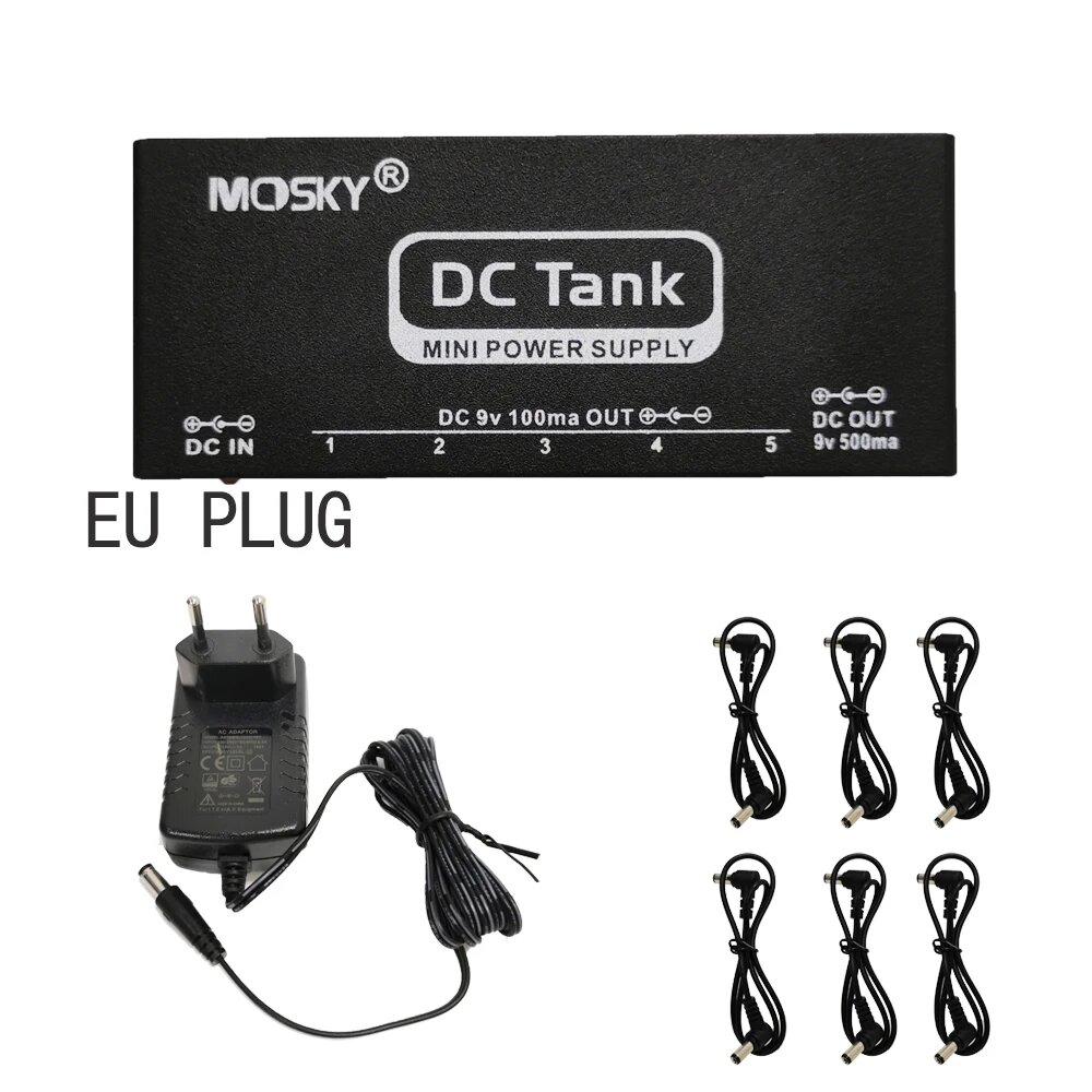 Блок питания MOSKY DC Tank 6 выходов EU PLUG