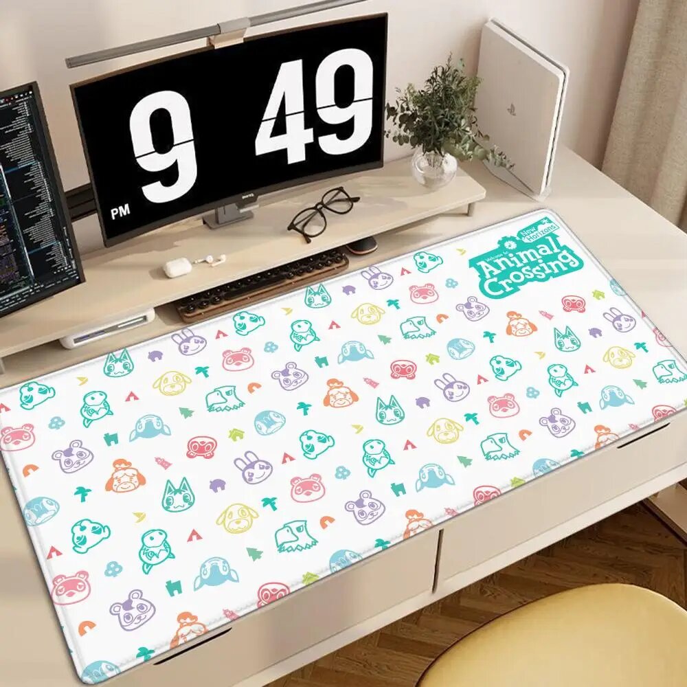 SHIMANG Большой коврик для мыши Animal Crossing New Horizons 600x300x2mm, BLACK5