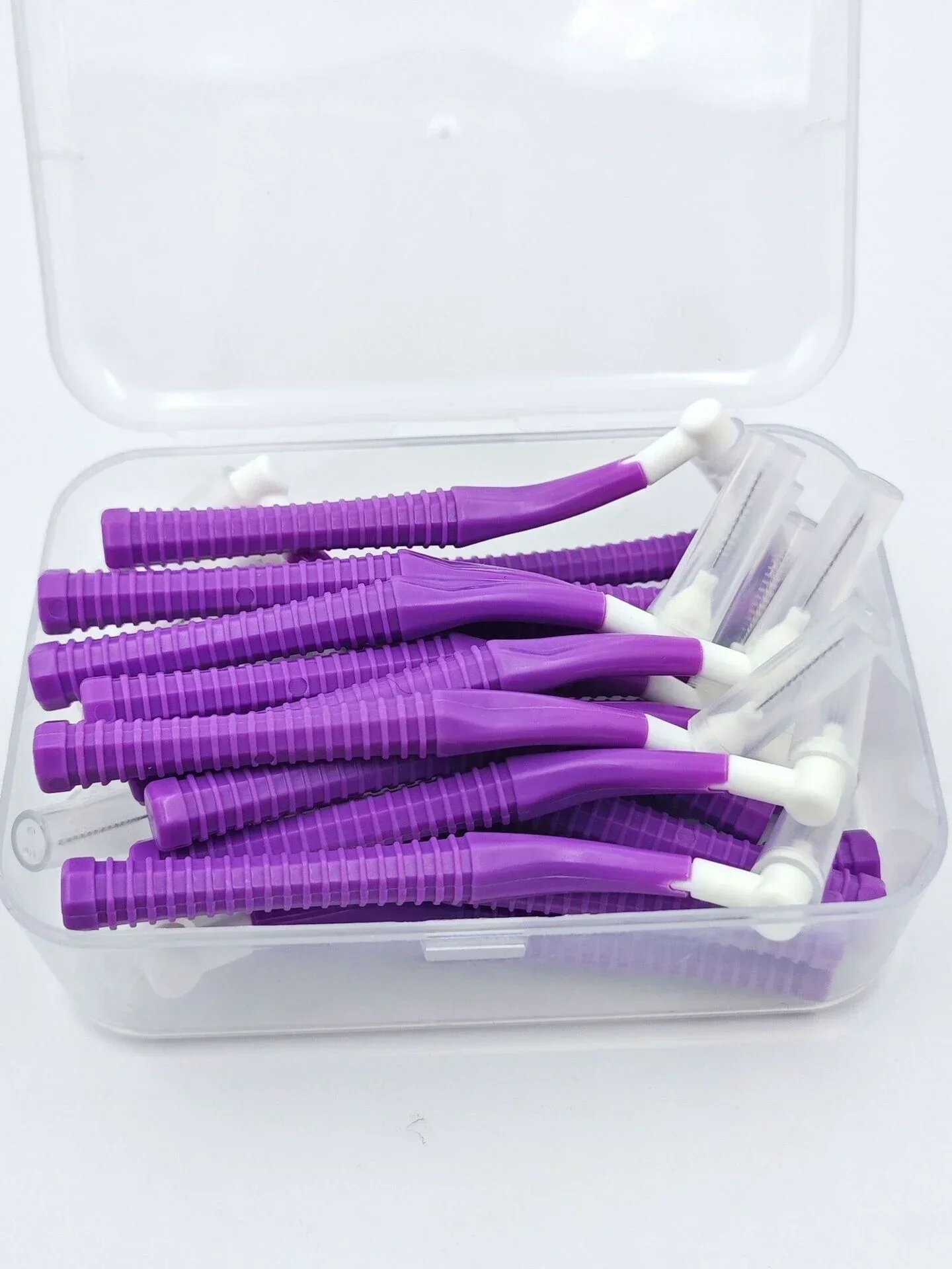 Межзубные щетки L-типа Purple 0.7mm, 20 шт.