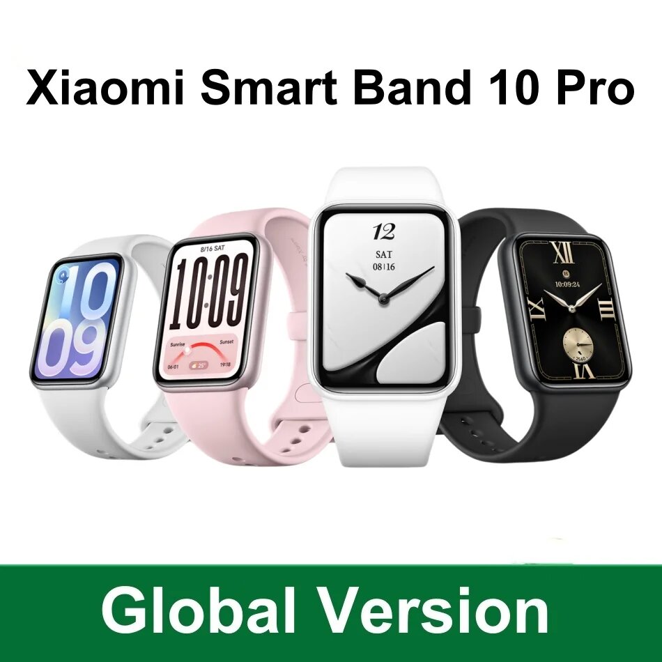 Xiaomi Smart Band 10 Pro Black, Global Version — фото 1
