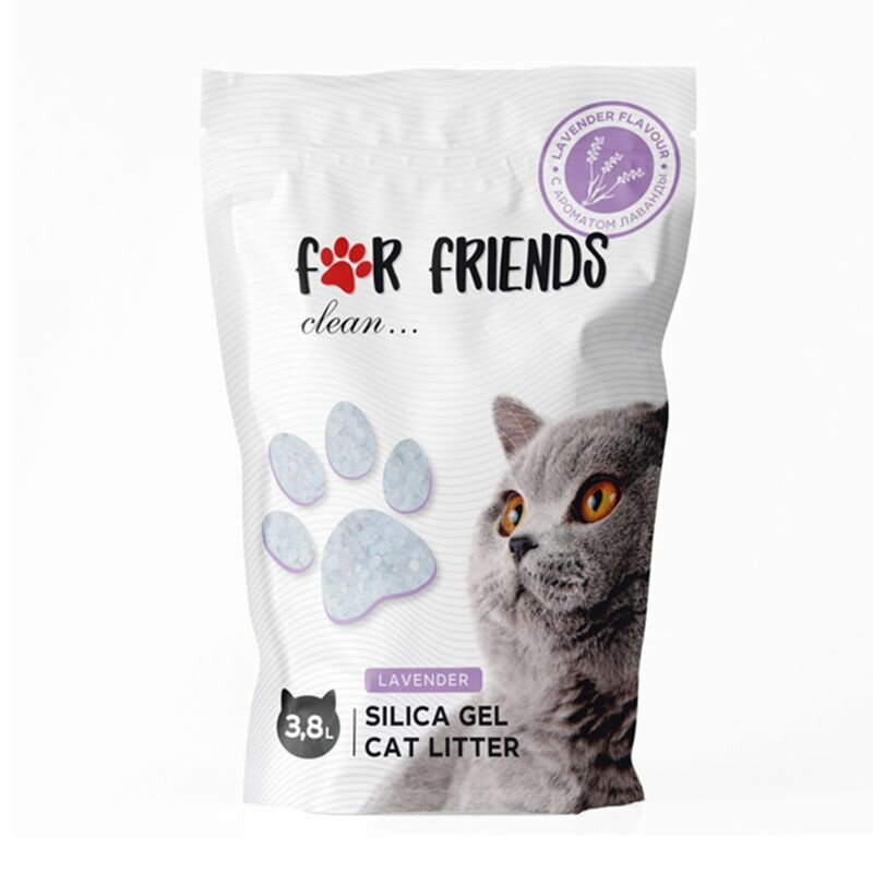 For Friends, Наполнитель силикагель 3,8 л лаванда