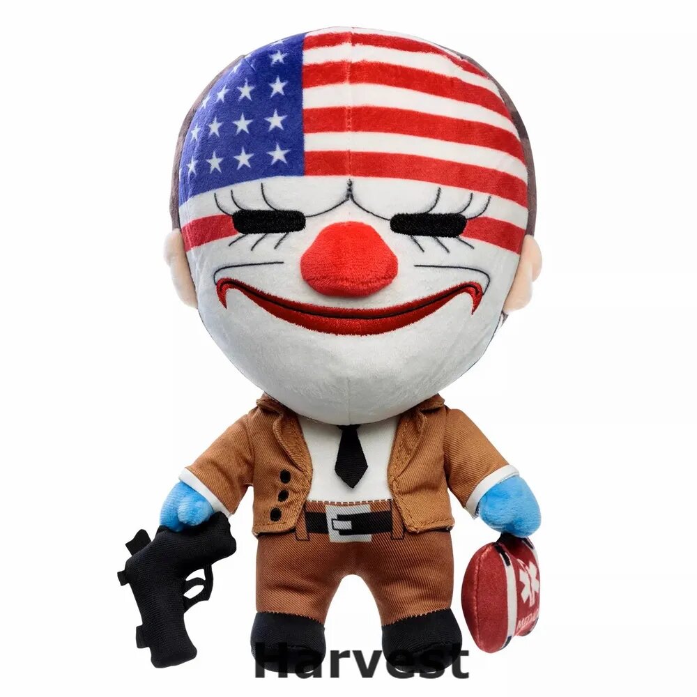 Плюшевая игрушка Dallas из игры Payday, герой комиксов, мягкая игрушка