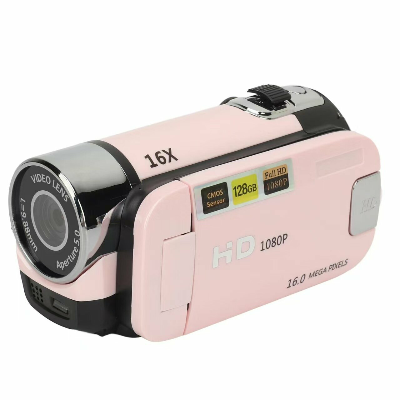 Full HD Rotation 16X High Definition Digital Camcorder Video DV Camera ( Black)