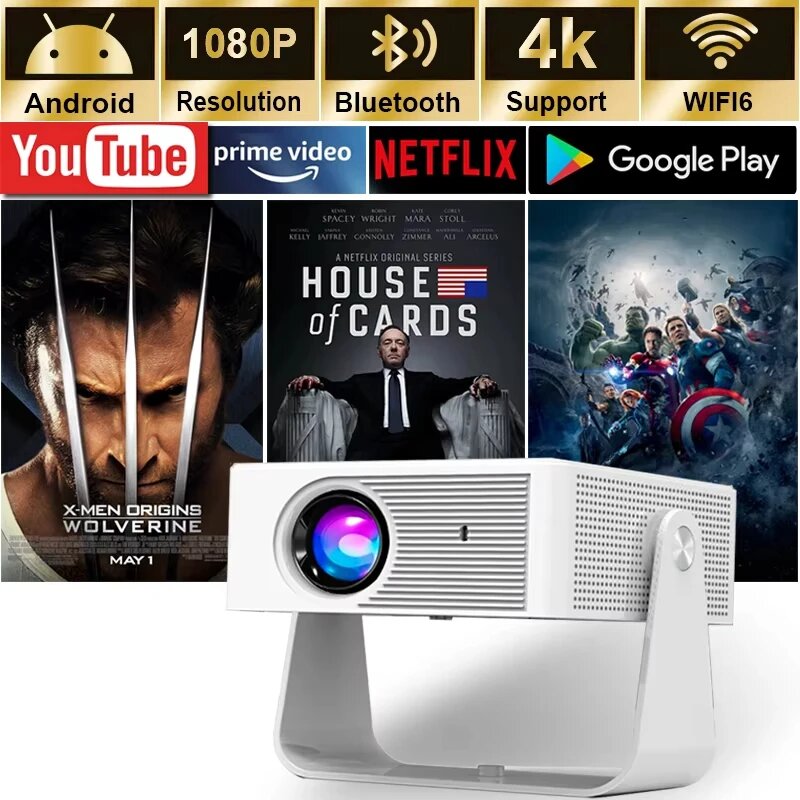 WUDUNG X3-2Z Smart Projector, EU Plug — фото 1