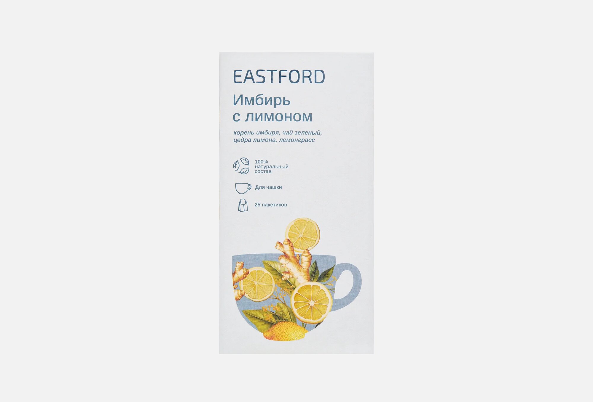 EASTFORD имбирь с лимоном Чайный напиток в пакетиках 25 шт